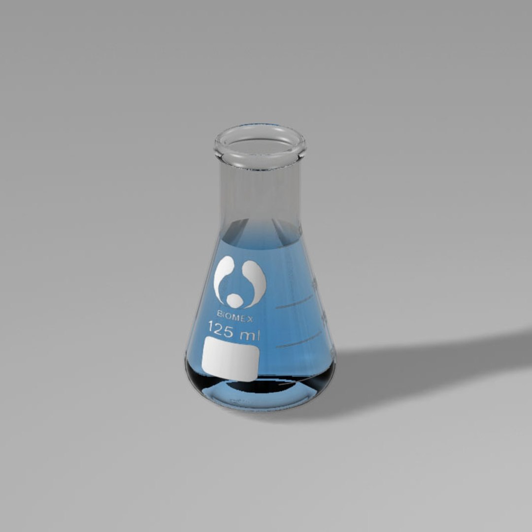 3d Science Lab Glassware