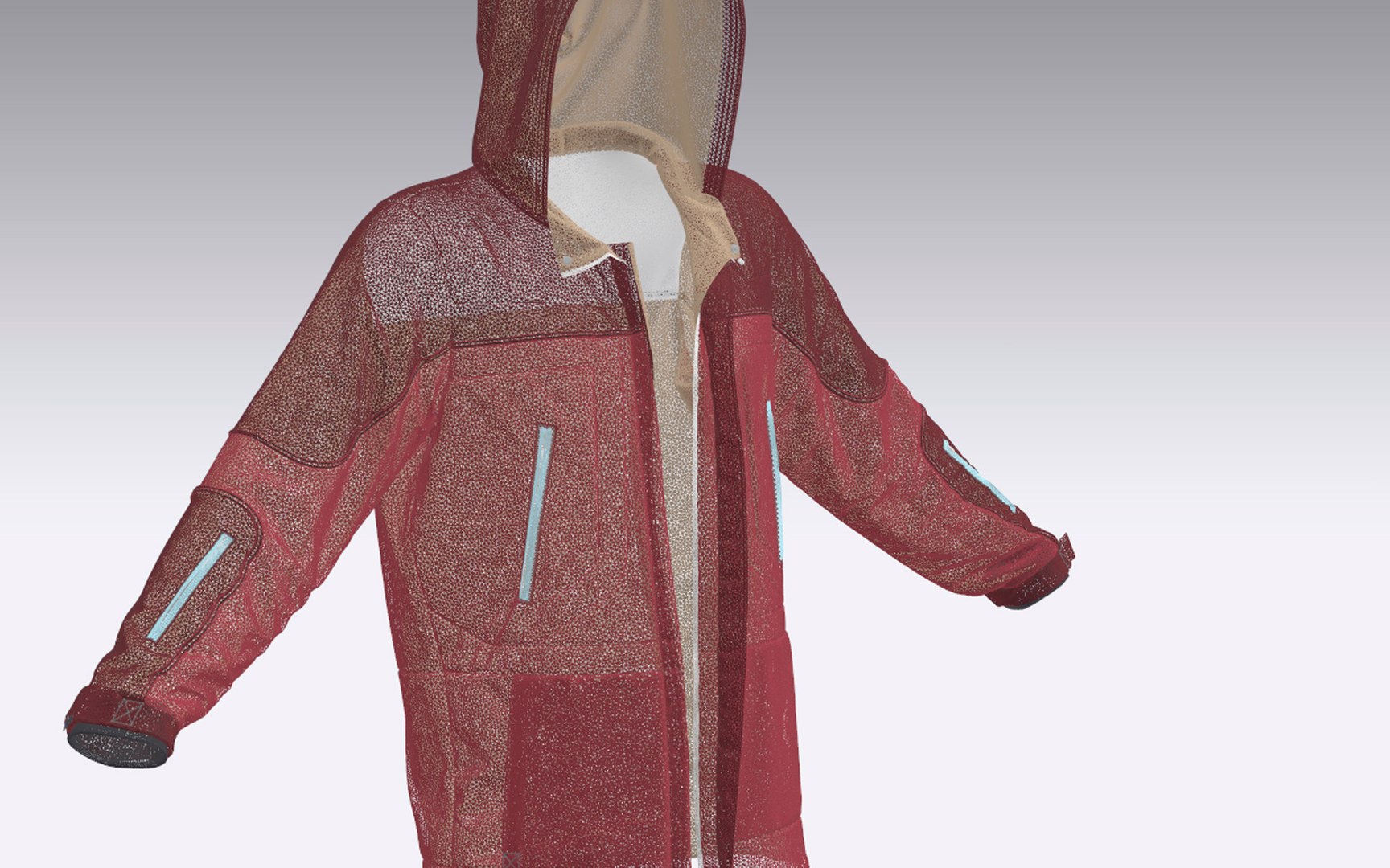Mens Winter Jacket 3D Model - TurboSquid 1863729