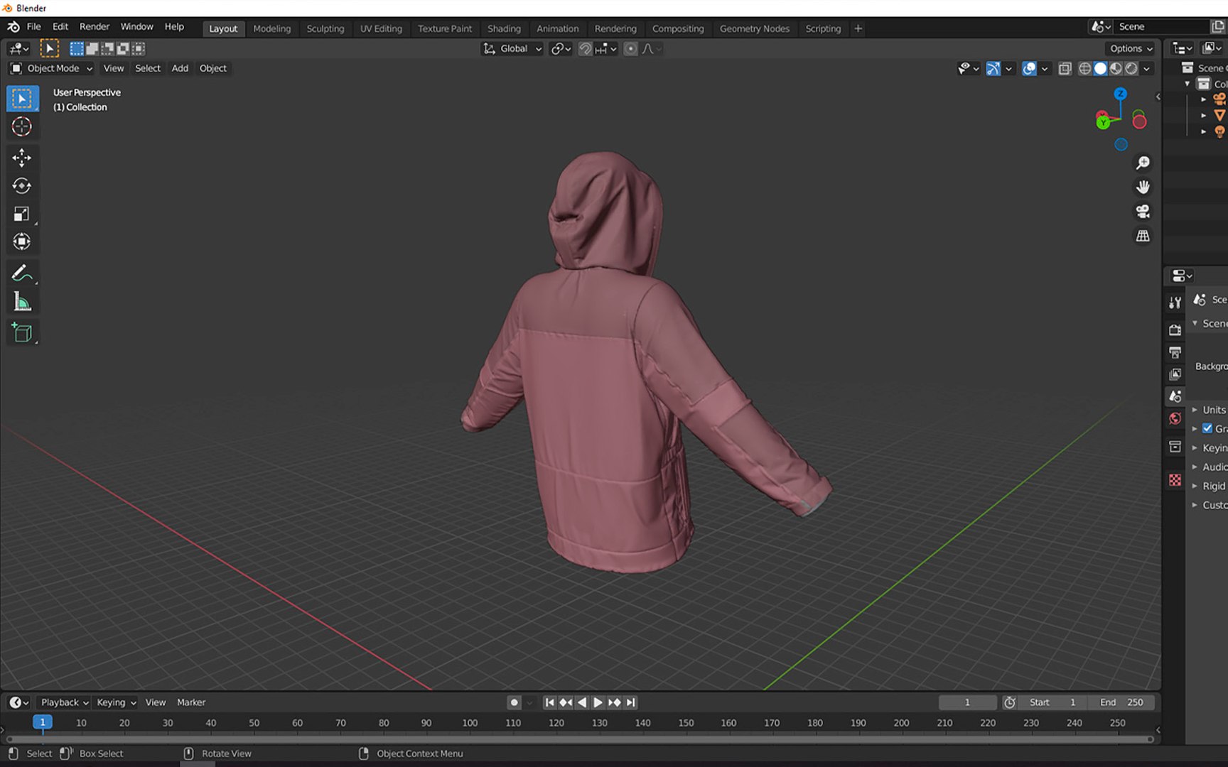 Mens Winter Jacket 3D Model - TurboSquid 1863729