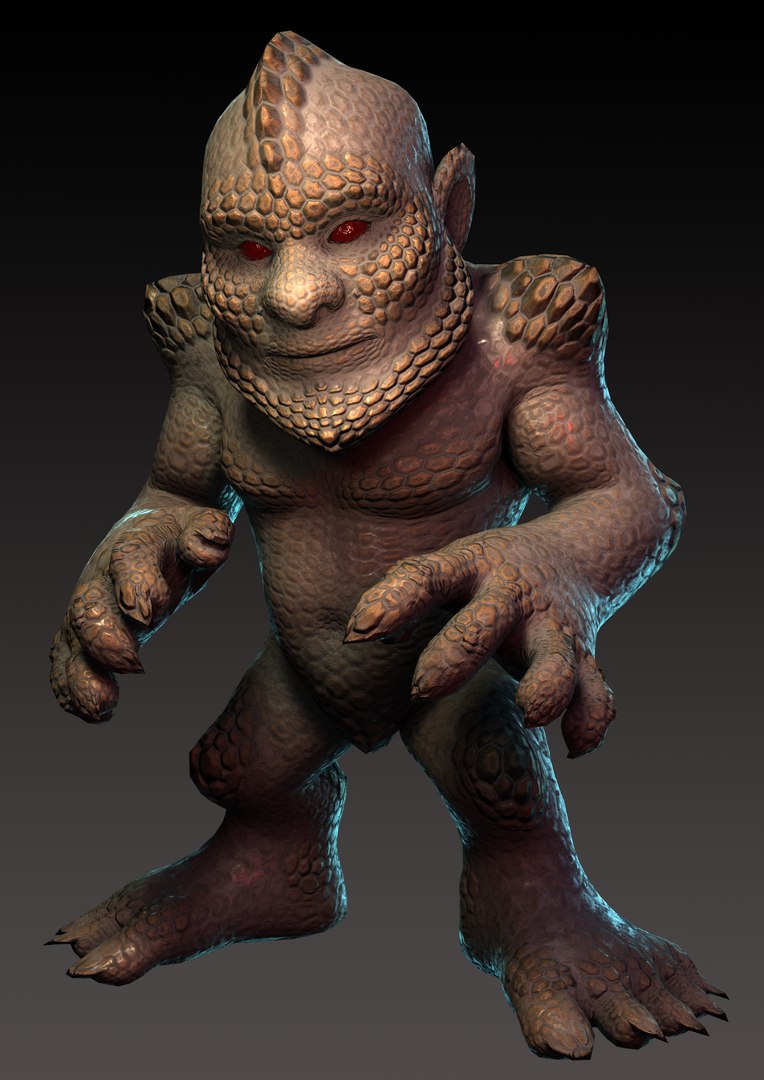 Earth Creature 3d Model