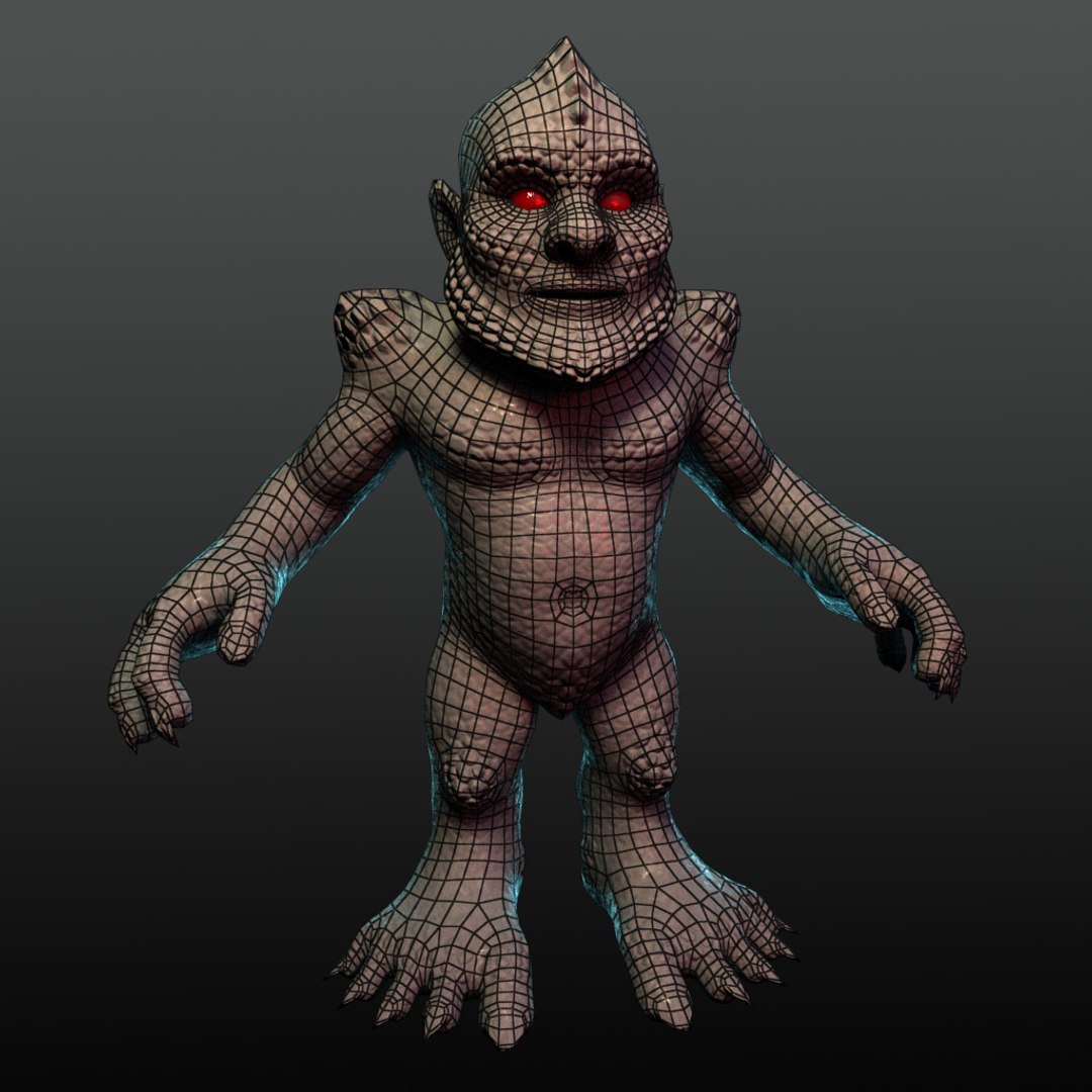 Earth Creature 3d Model