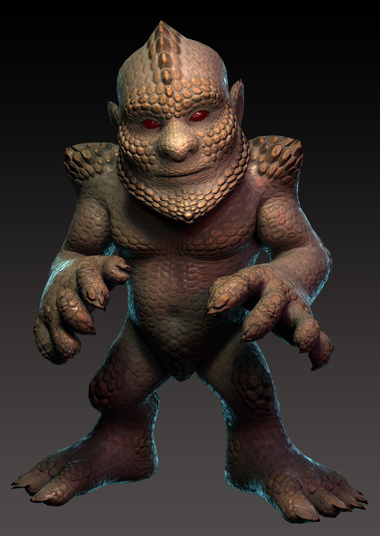 Earth Creature 3d Model