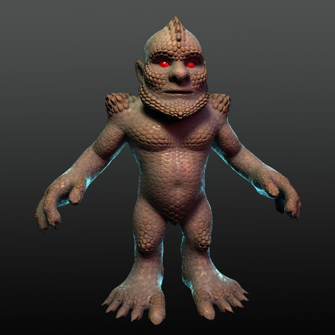 Earth Creature 3d Model