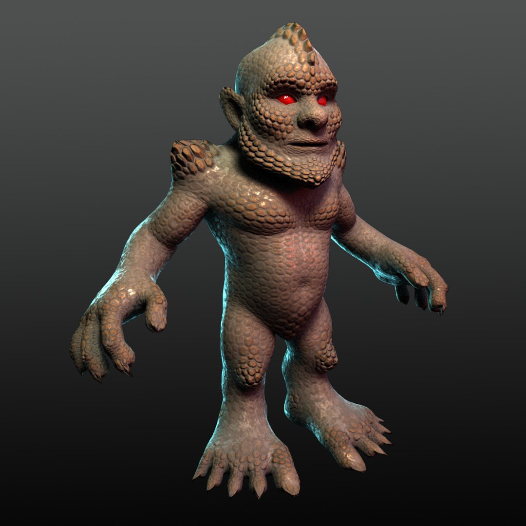 Earth Creature 3d Model