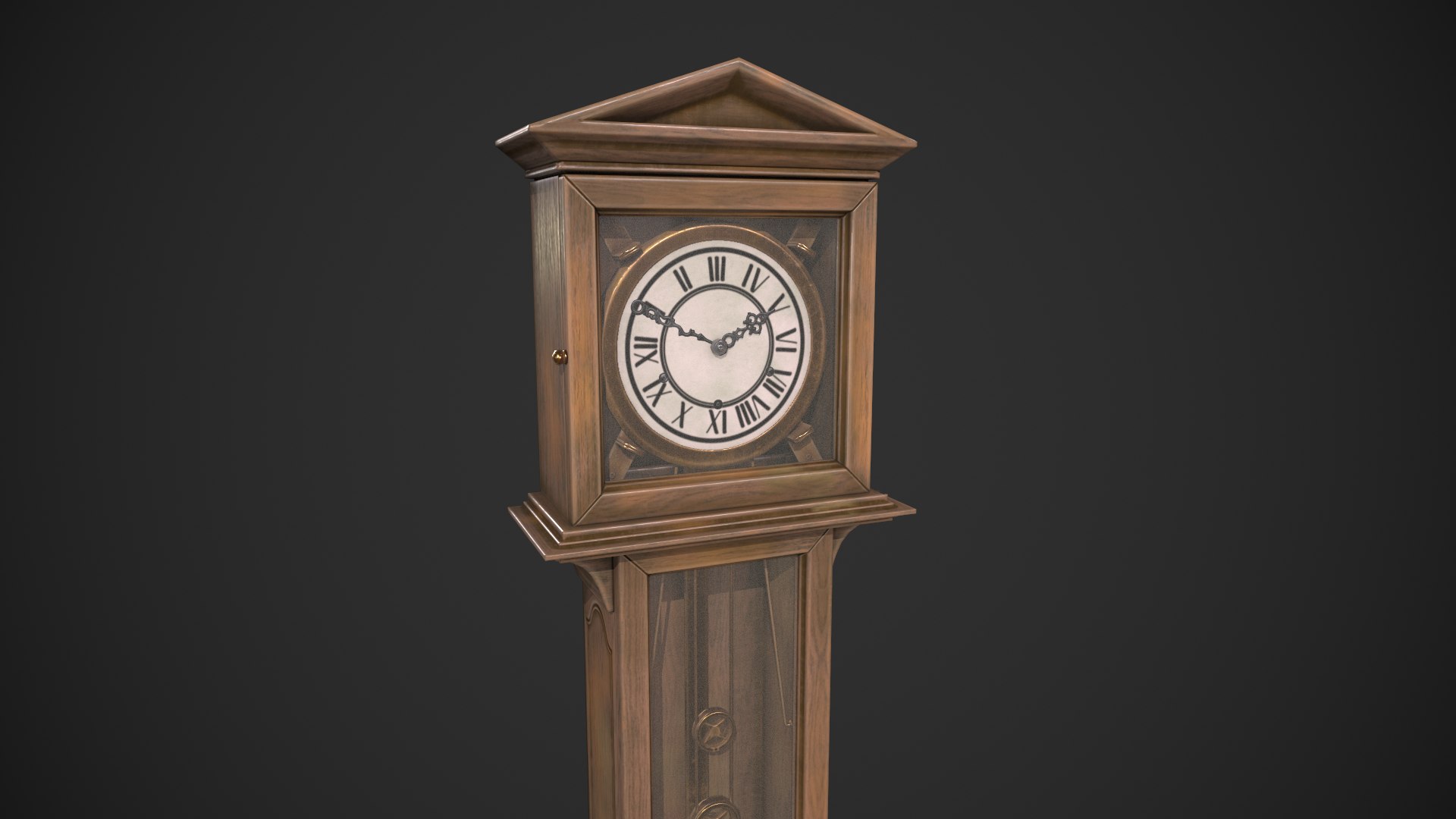 Grandfather Clock 3D Model - TurboSquid 1981321