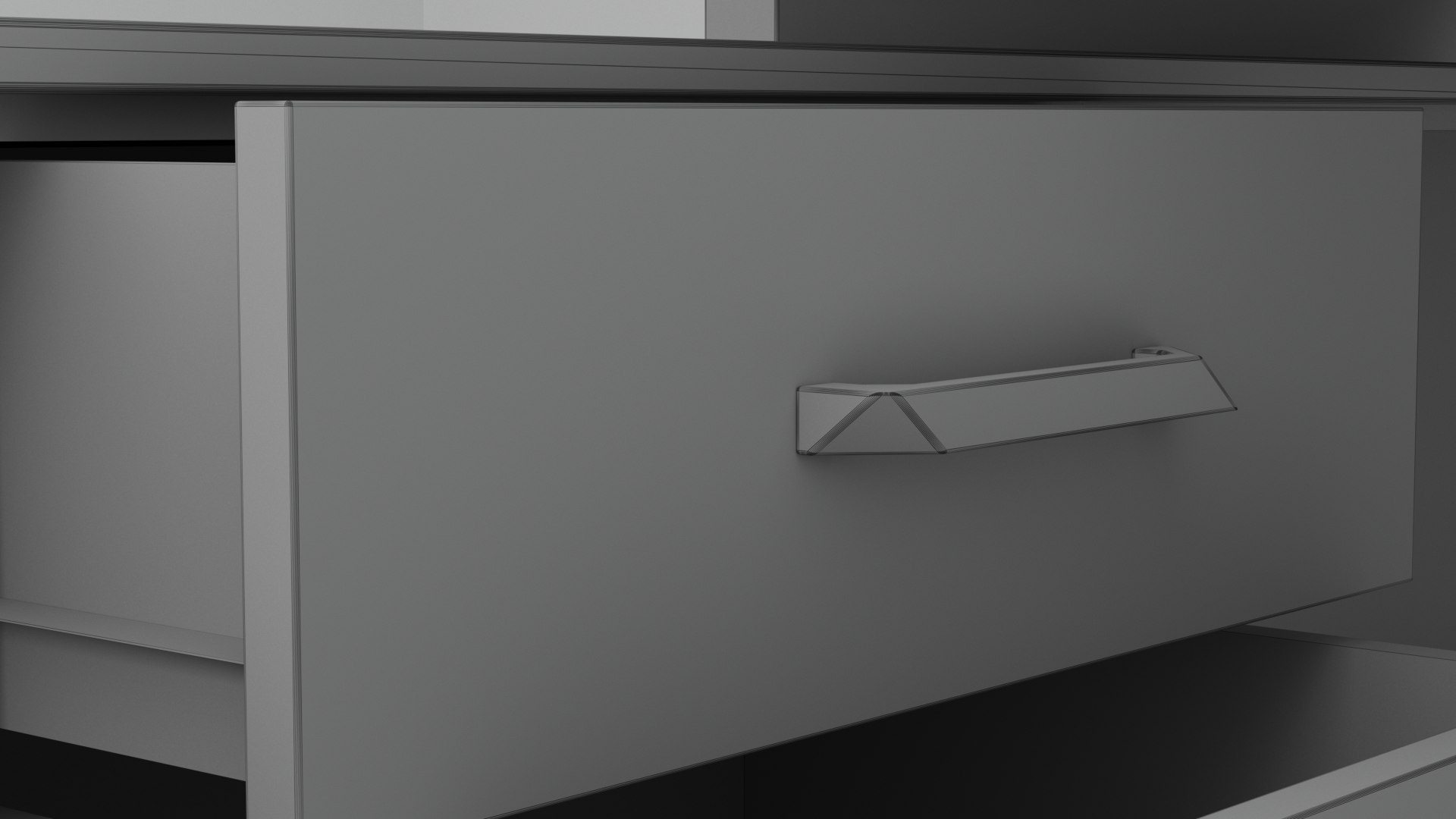 L Shaped Office Desk 3D Model - TurboSquid 2095225