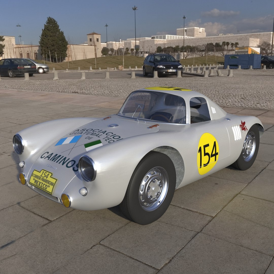 3d Porsche 550 Coupe