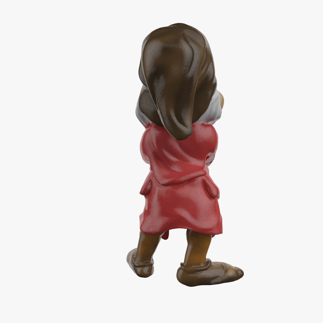 3d Grumpy Dwarf Model