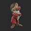 3d Grumpy Dwarf Model