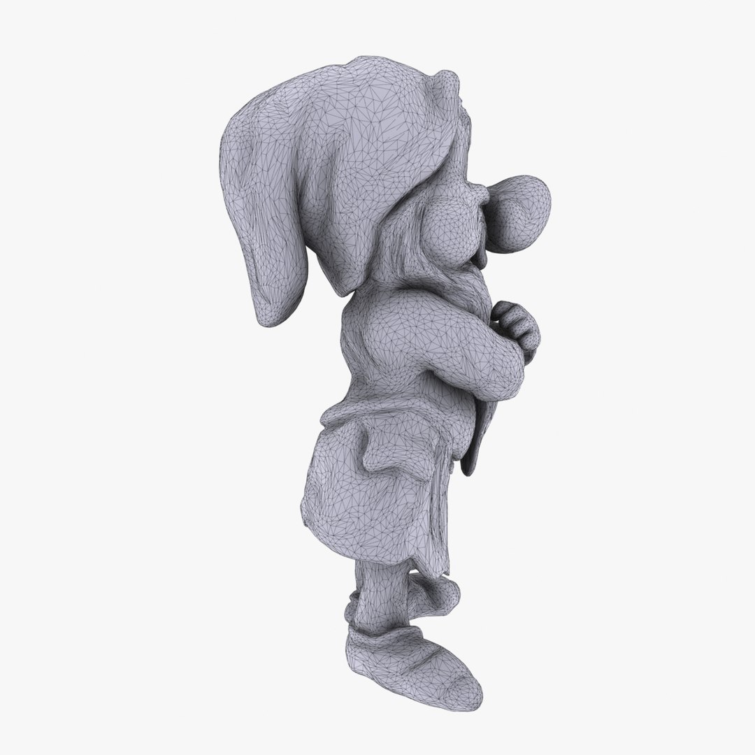 3d Grumpy Dwarf Model