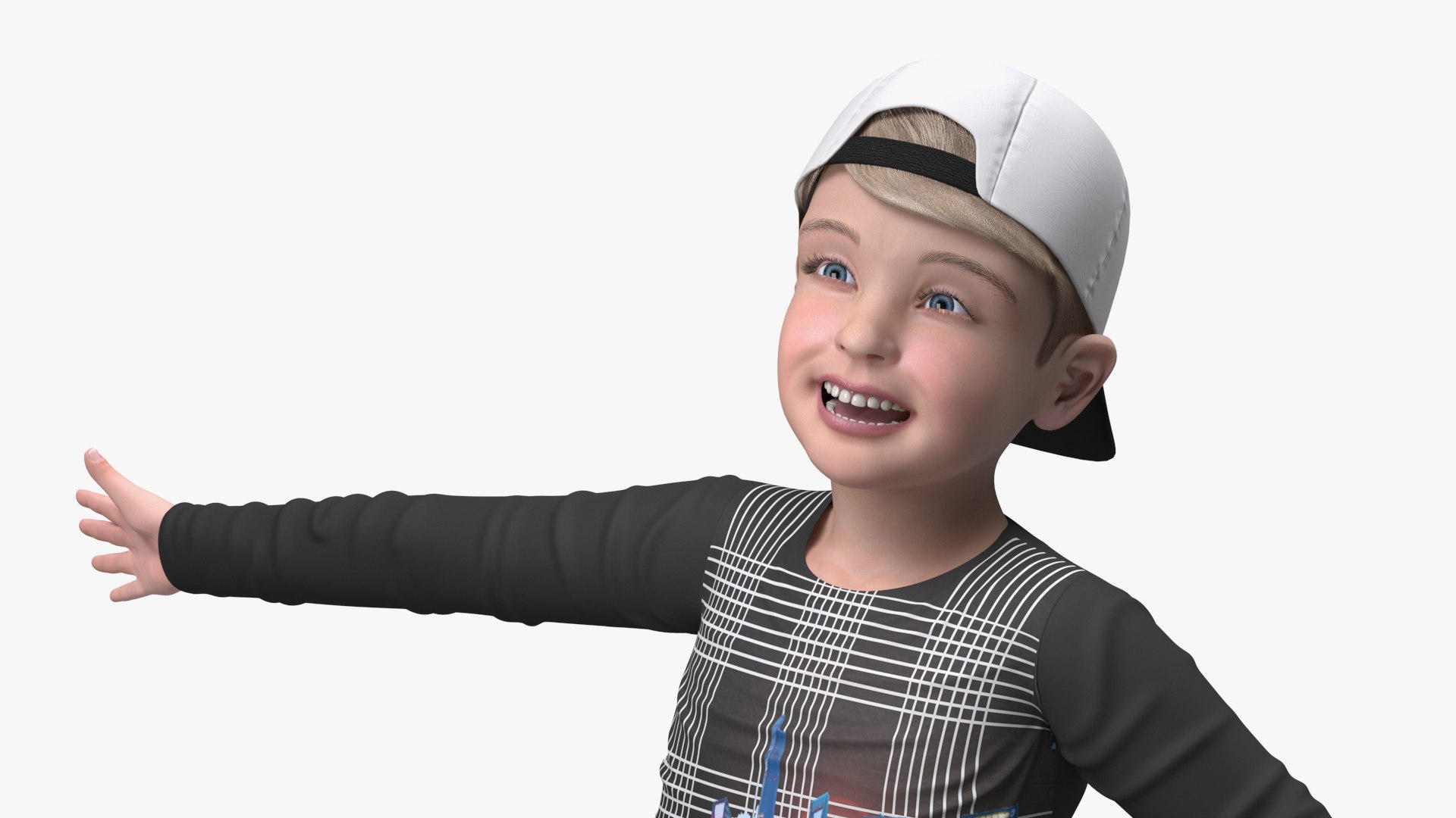 3D Child Boy Street Style Pose - TurboSquid 1919174