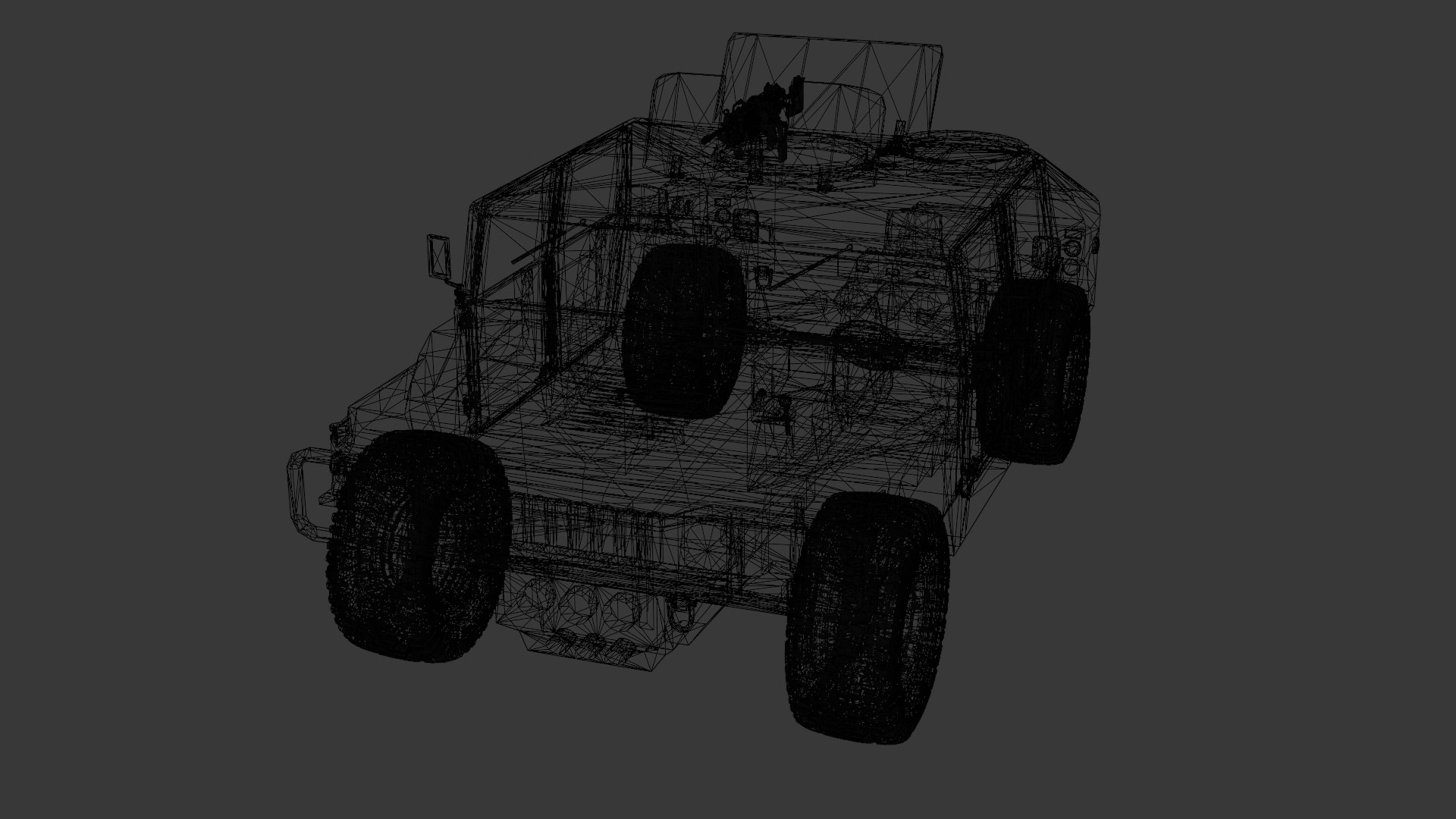 Militarily Humvee Hummer 3D Model - TurboSquid 2275476