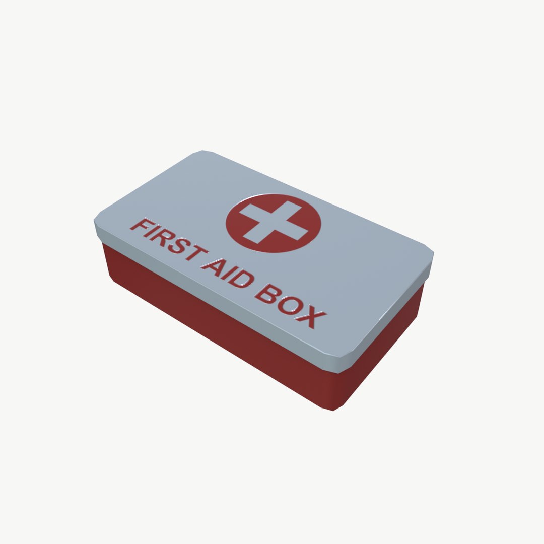 First Aid Box 3D Model - TurboSquid 2336716