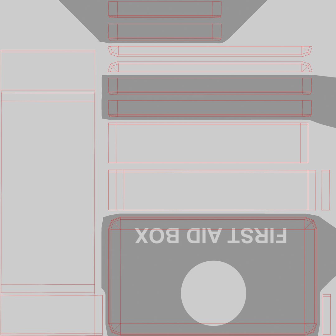 First Aid Box 3D Model - TurboSquid 2336716