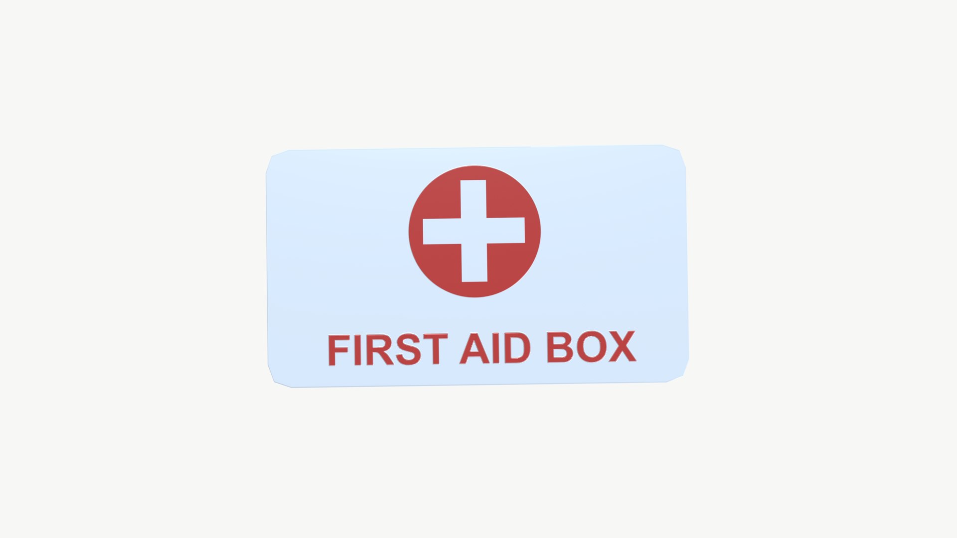 First Aid Box 3D Model - TurboSquid 2336716