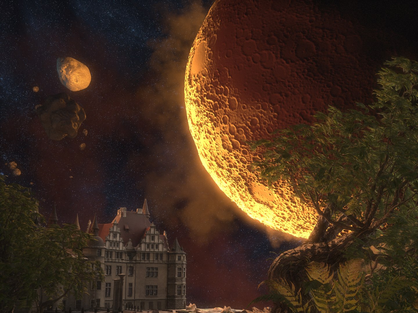 3D Space Island - TurboSquid 1781883