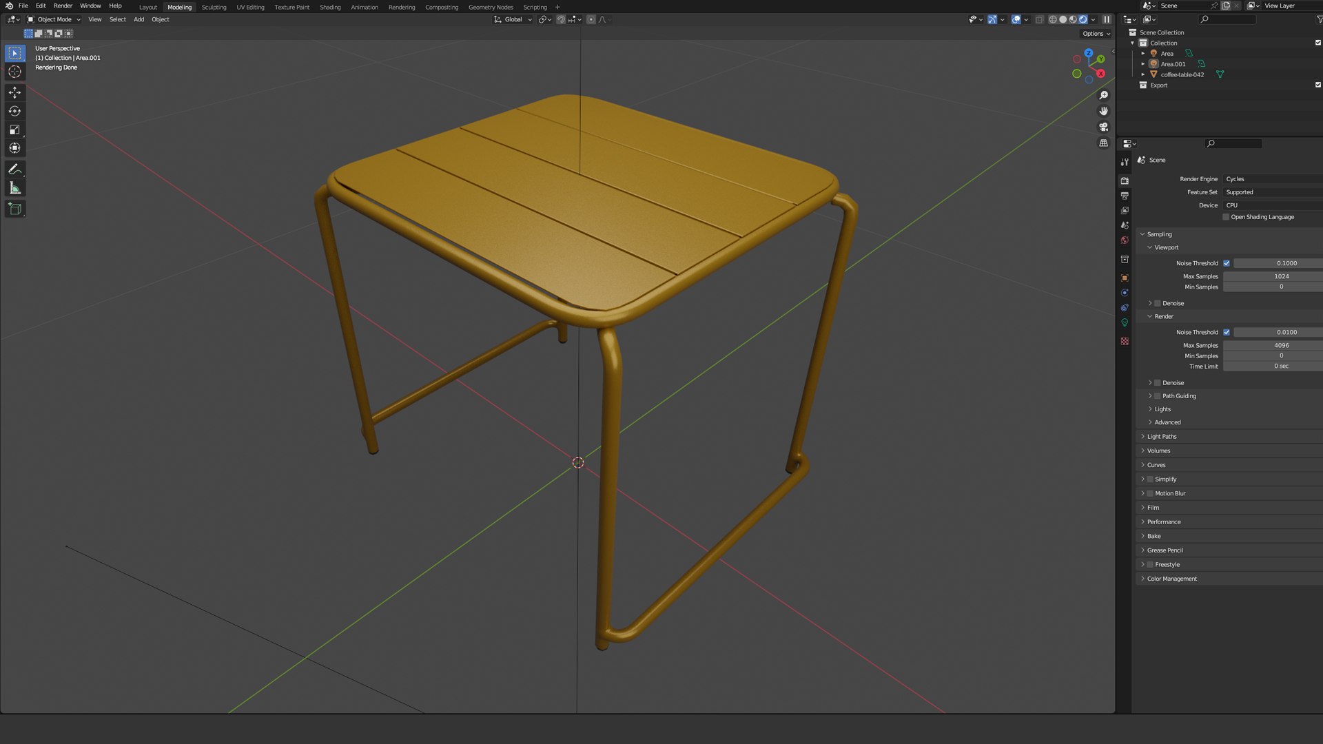 3D Coffee Table 08 - TurboSquid 2070783