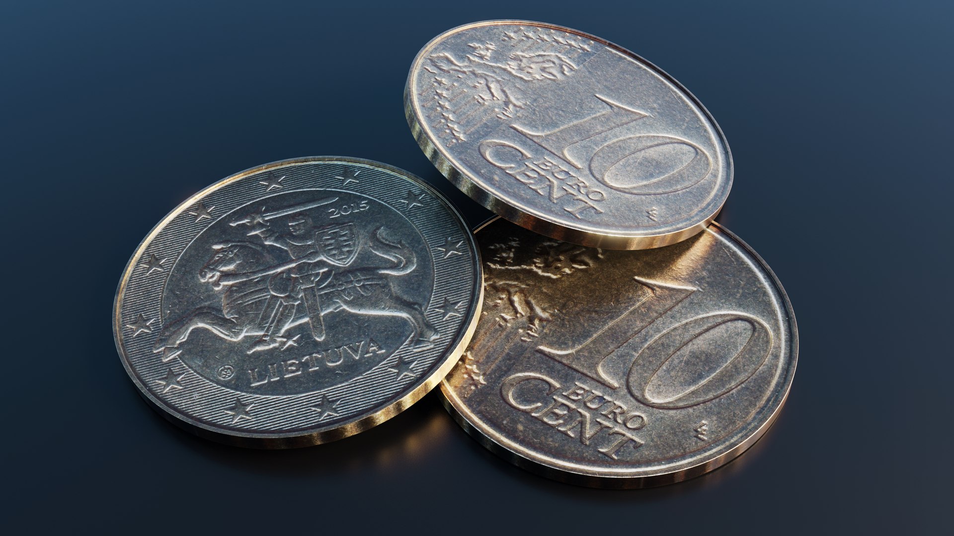 3D Collection Of 27 Coins - TurboSquid 2287020