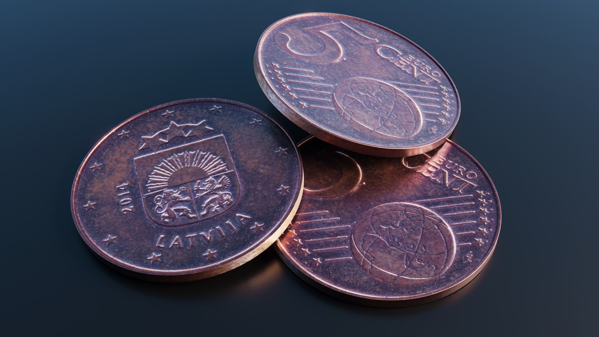 3D Collection Of 27 Coins - TurboSquid 2287020