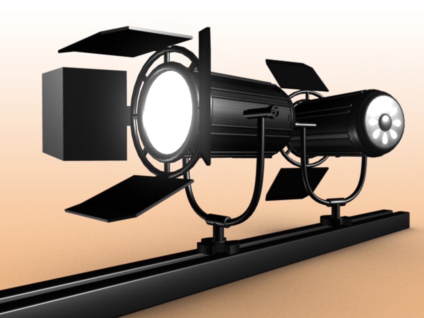 3d Model Stage Lighting Track