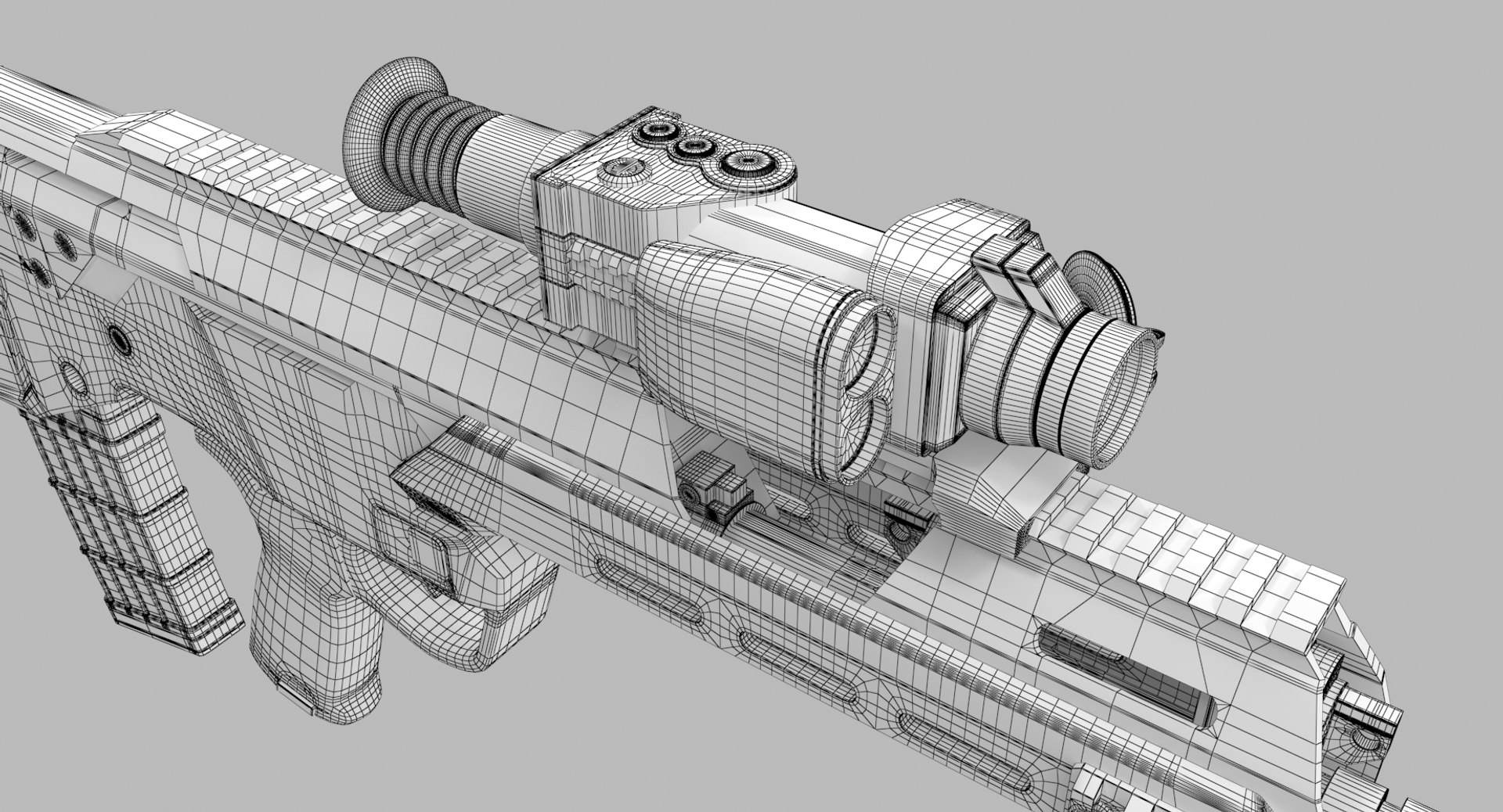 Msbs Assault Rifle 3D Model - TurboSquid 1242607