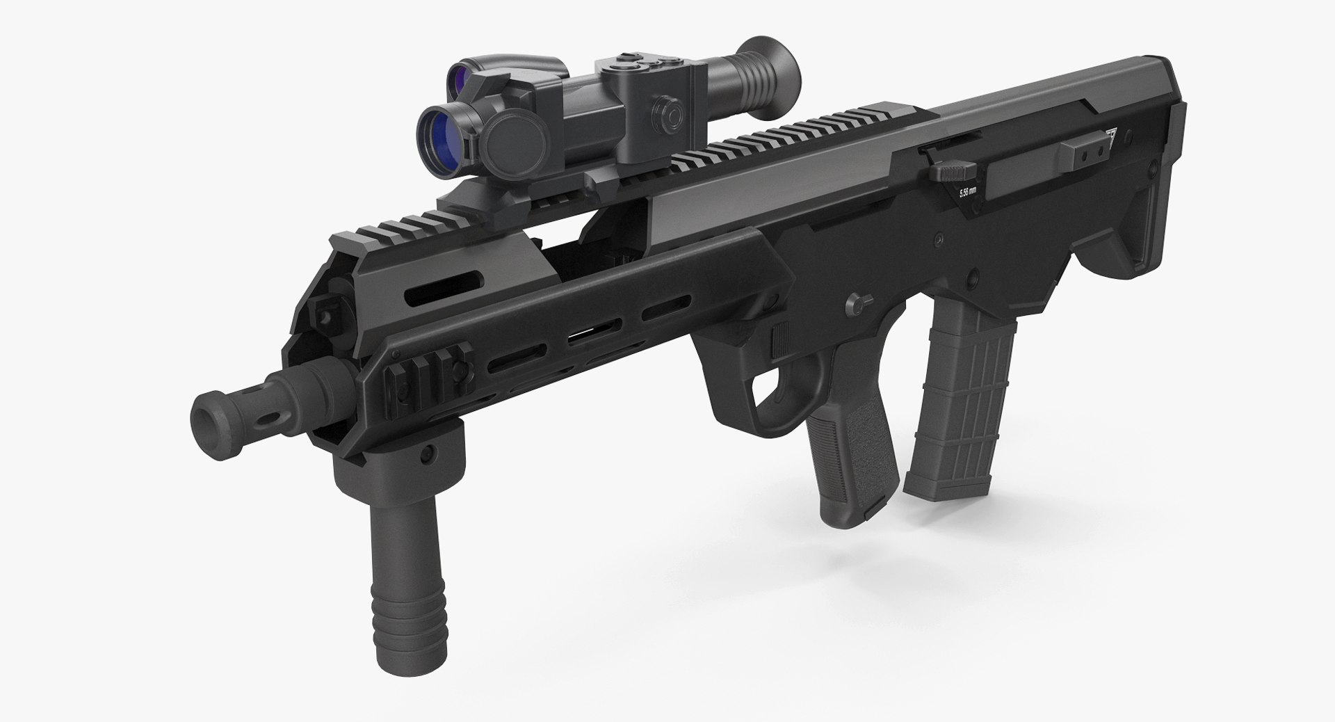 Msbs Assault Rifle 3D Model - TurboSquid 1242607