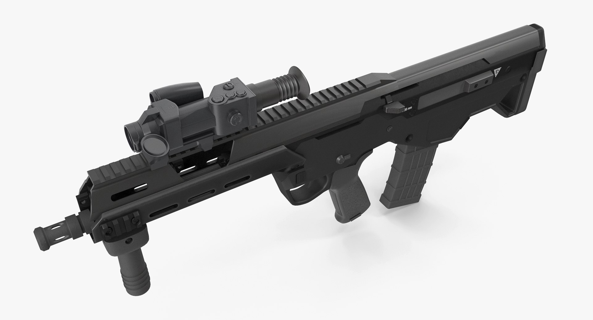Msbs Assault Rifle 3D Model - TurboSquid 1242607