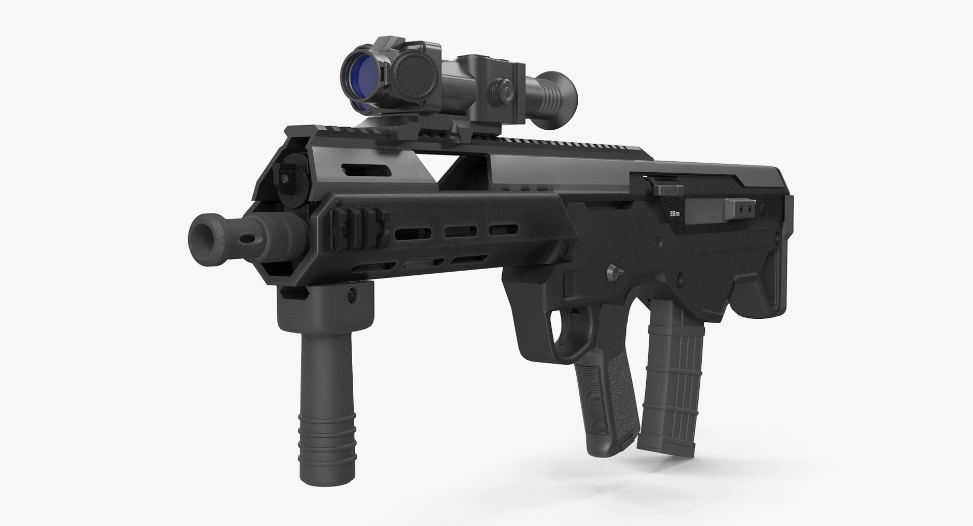 Msbs Assault Rifle 3D Model - TurboSquid 1242607