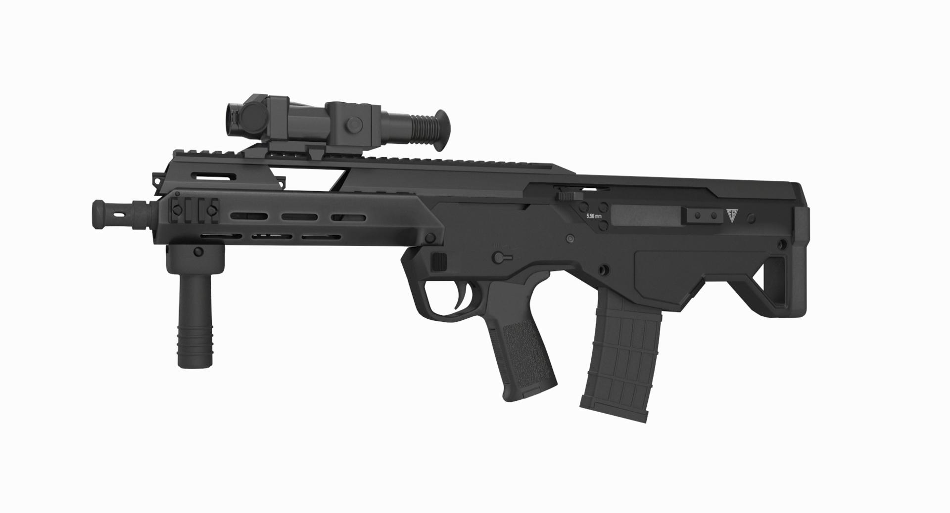 Msbs Assault Rifle 3D Model - TurboSquid 1242607