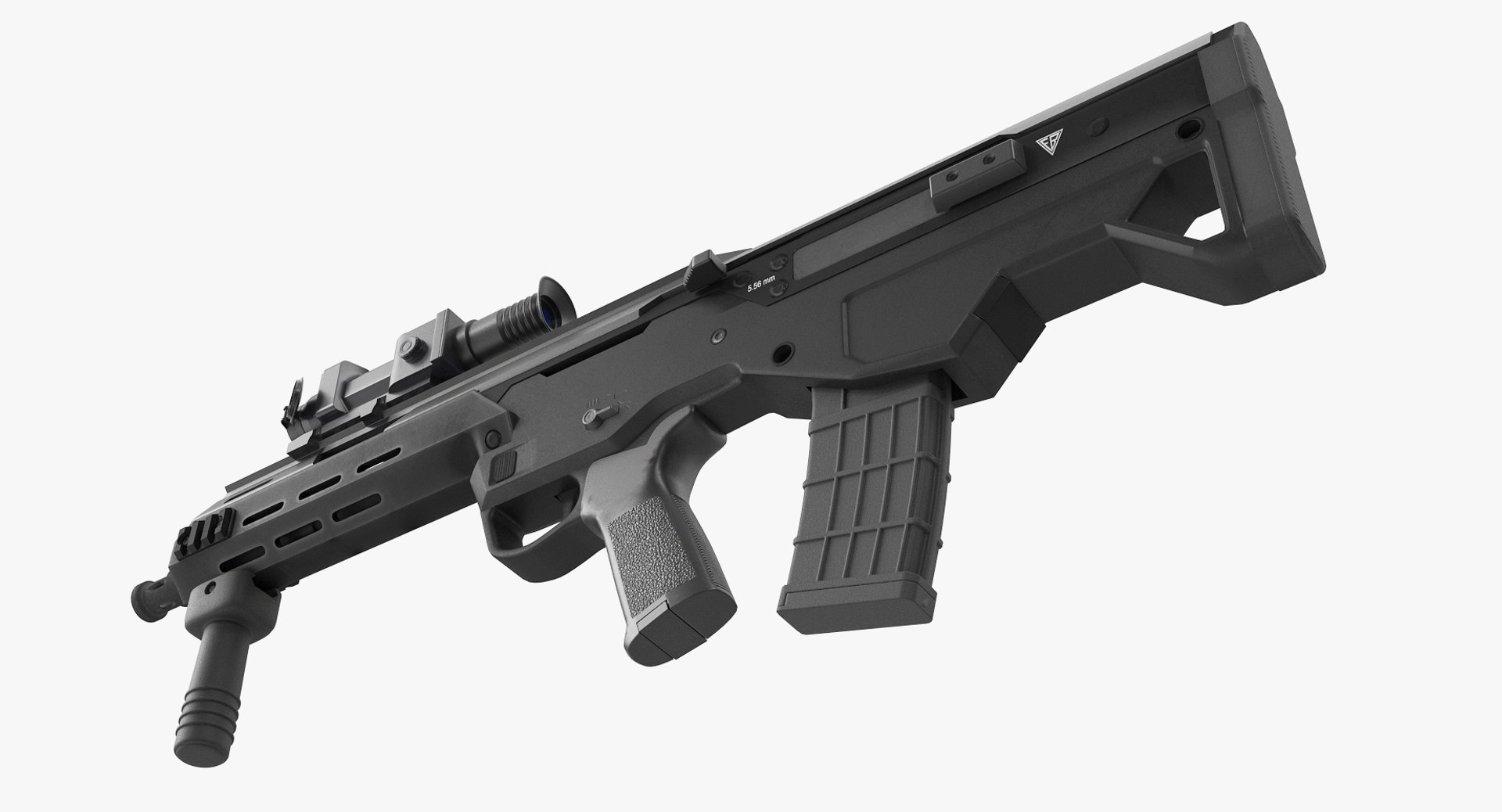 Msbs Assault Rifle 3D Model - TurboSquid 1242607