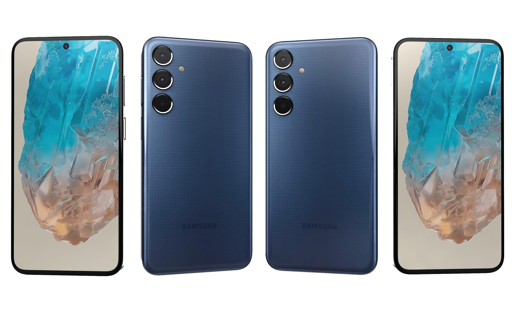 3D Samsung Galaxy M35 All Colors Model - TurboSquid 2239247