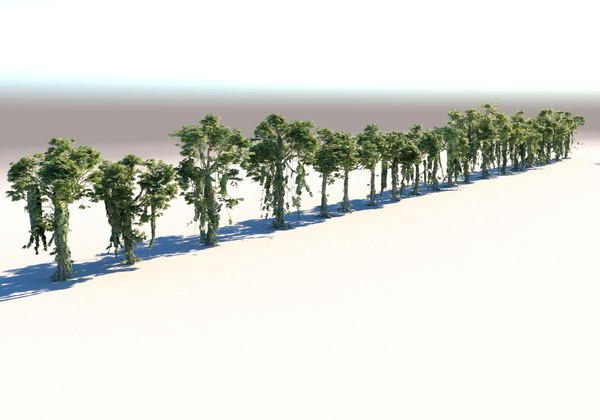 modelo 3d Animated Jungle Tree Pack 20 - TurboSquid 2087490