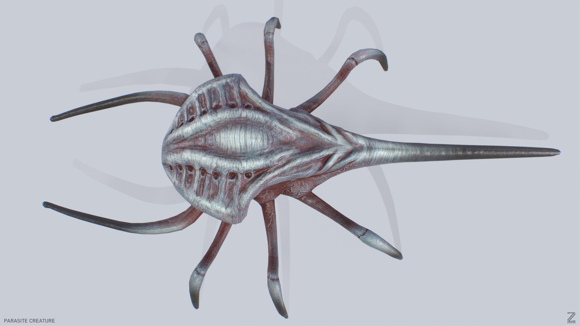 3D Model Parasite Creature Collection - TurboSquid 2422186