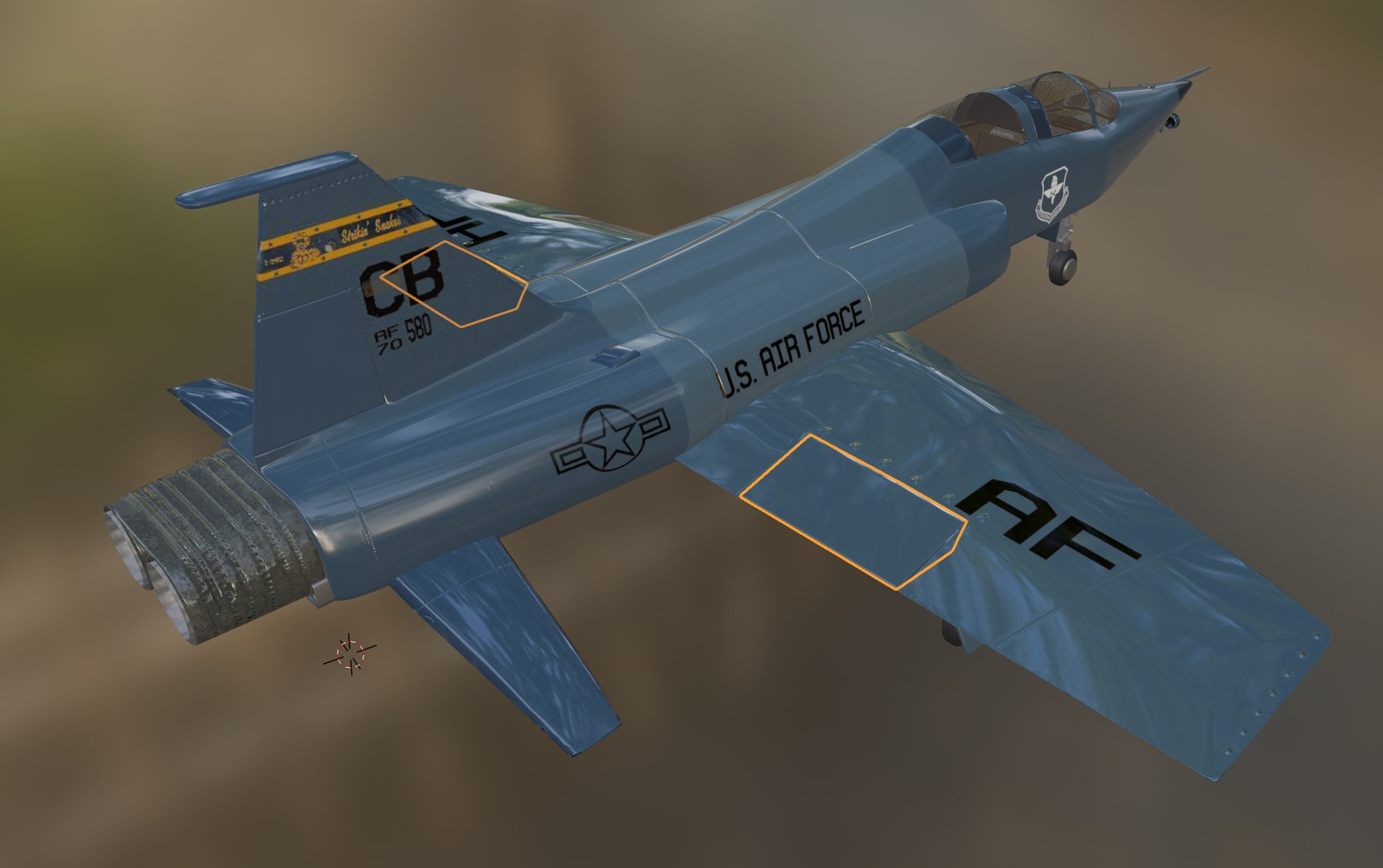 T-38 Talon Trainer Jet 3D Model - TurboSquid 2224761