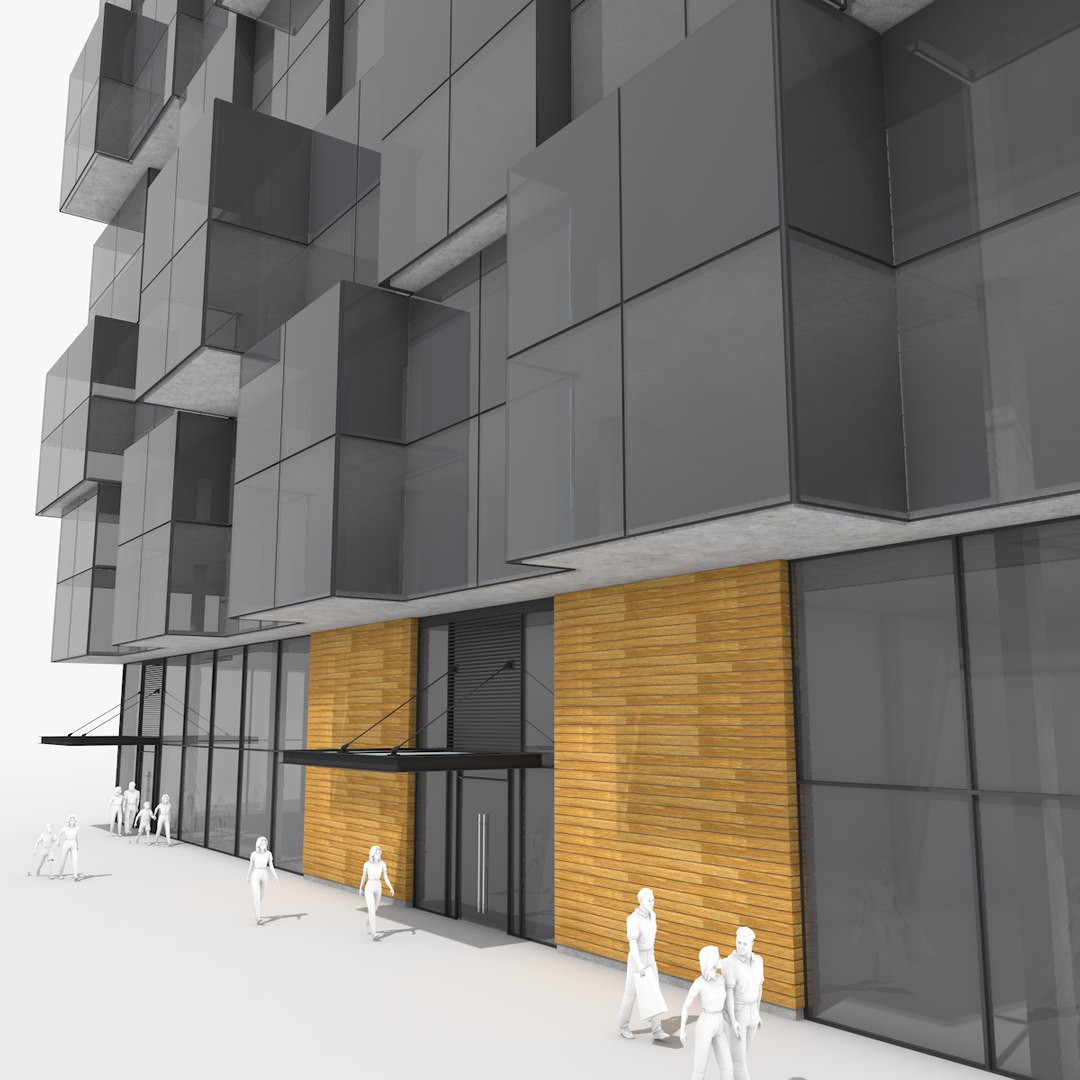 3ds Building Facade