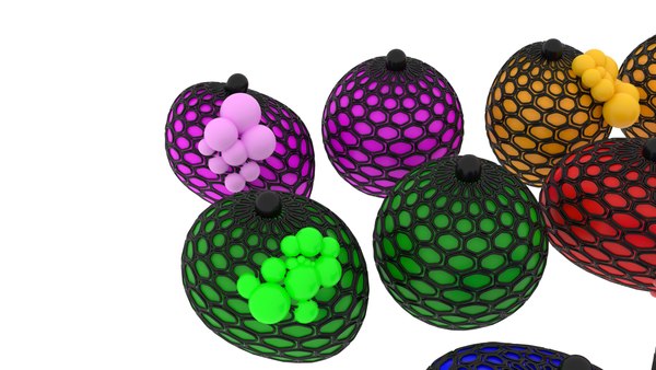 3D Squish Balls In Net - TurboSquid 1825922