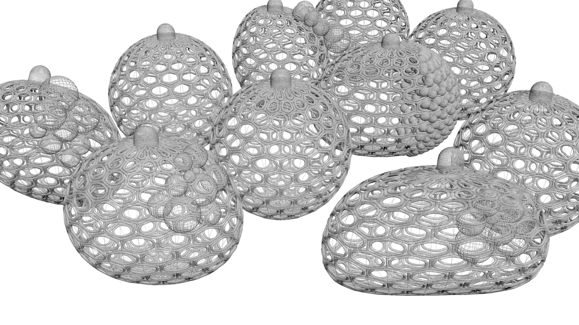 3D Squish Balls In Net - TurboSquid 1825922