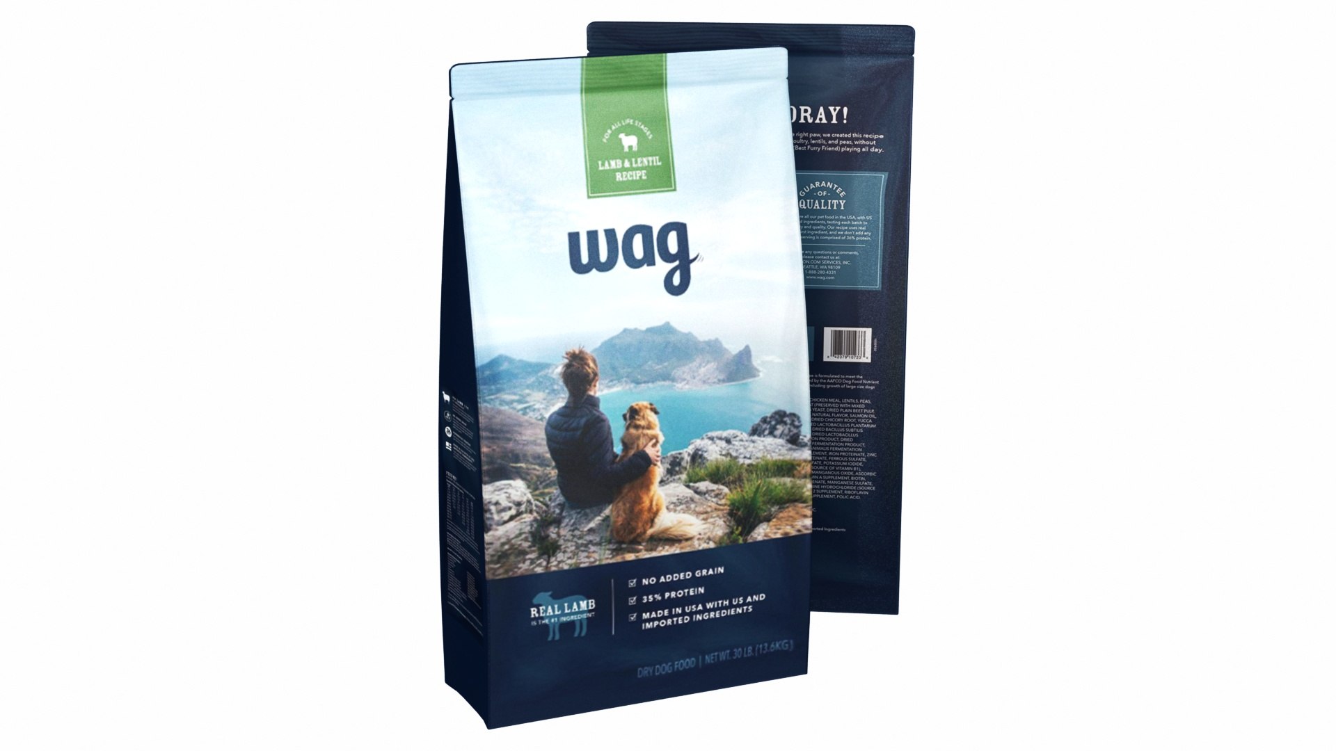Wag Dog Food Collection 3D Model - TurboSquid 1730847
