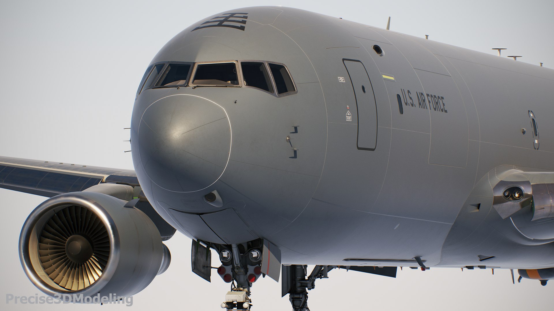 Boeing KC-46 Pegasus Tanker Advanced Aerial Refueler 3D - TurboSquid ...