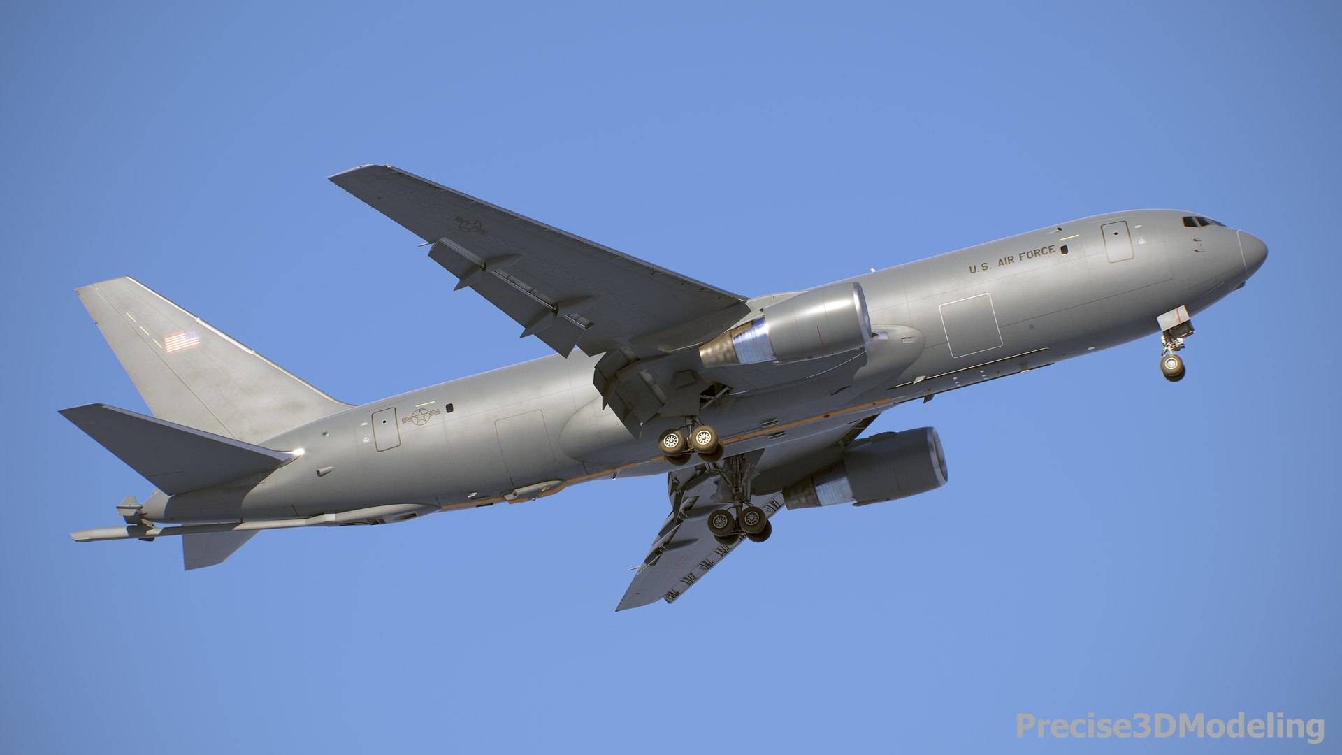 Boeing KC-46 Pegasus Tanker Advanced Aerial Refueler 3D - TurboSquid ...