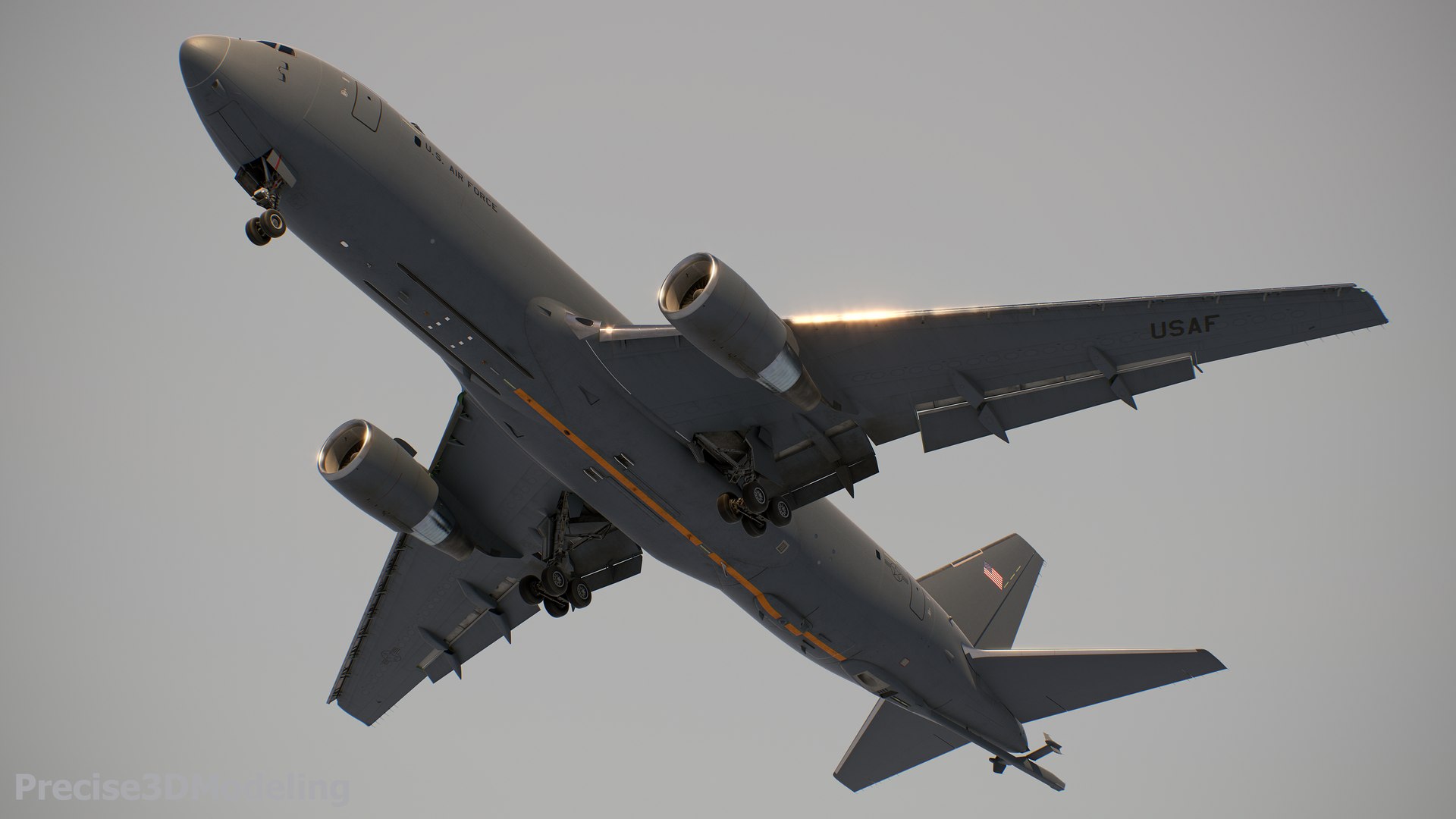 Boeing KC-46 Pegasus Tanker Advanced Aerial Refueler 3D - TurboSquid ...