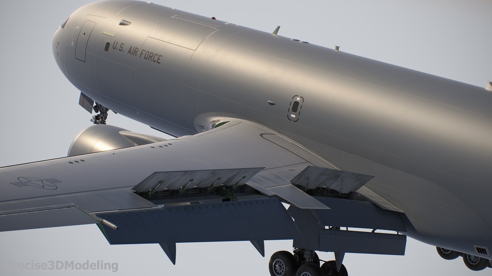 Boeing KC-46 Pegasus Tanker Advanced Aerial Refueler 3D - TurboSquid ...