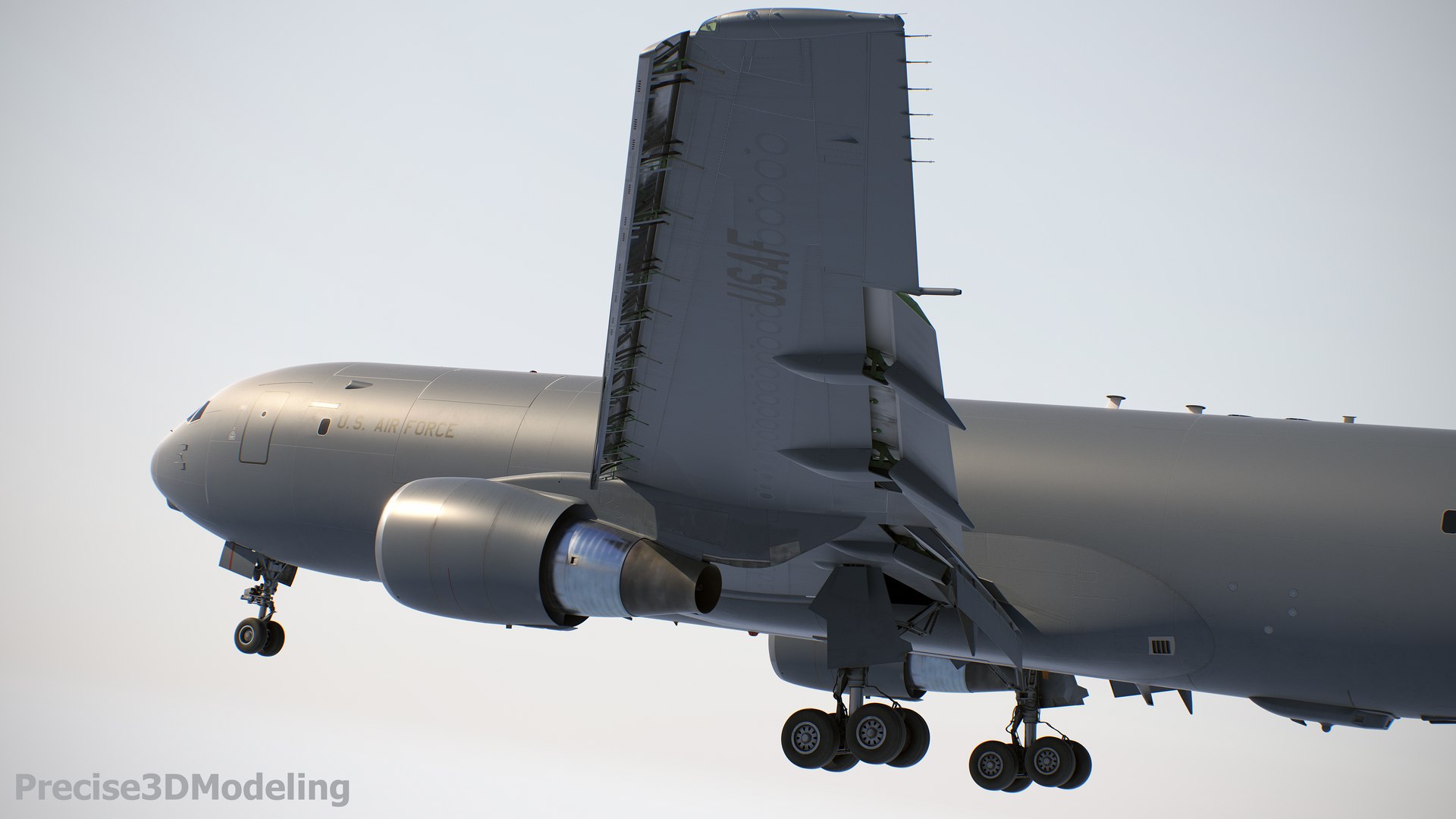 Boeing KC-46 Pegasus Tanker Advanced Aerial Refueler 3D - TurboSquid ...