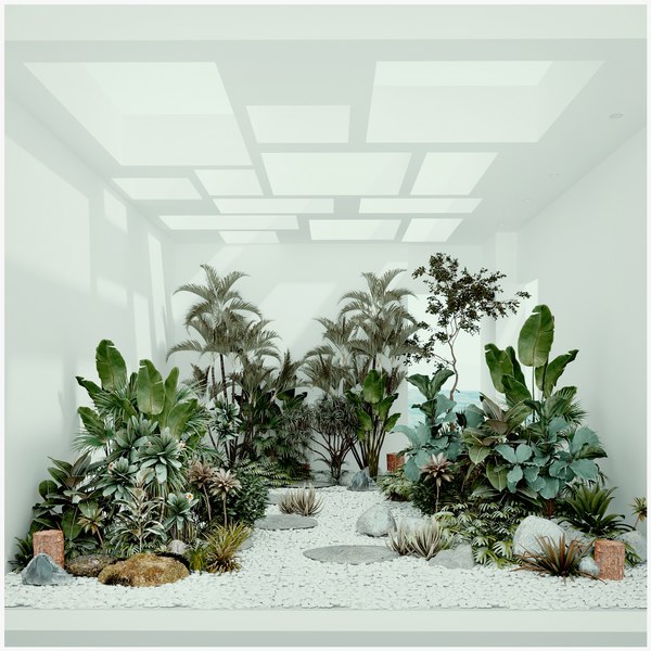 3d zen garden model
