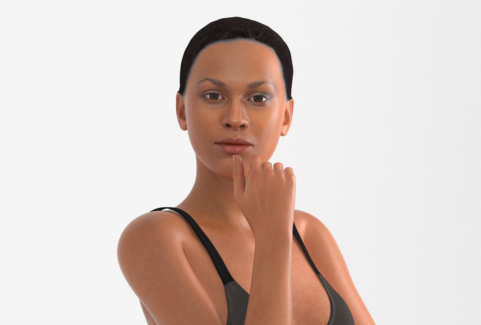 3D Female Rigged Model - TurboSquid 1670159