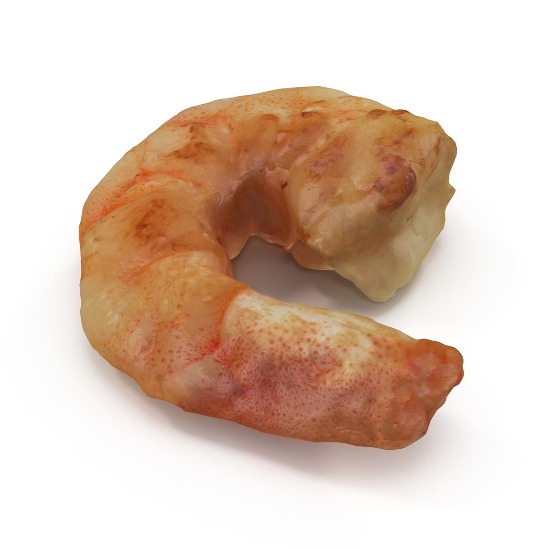 3d Cooked Prawn