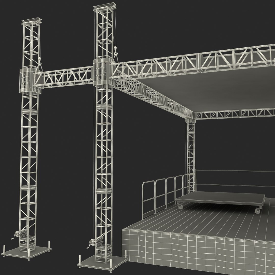 3ds max music stages