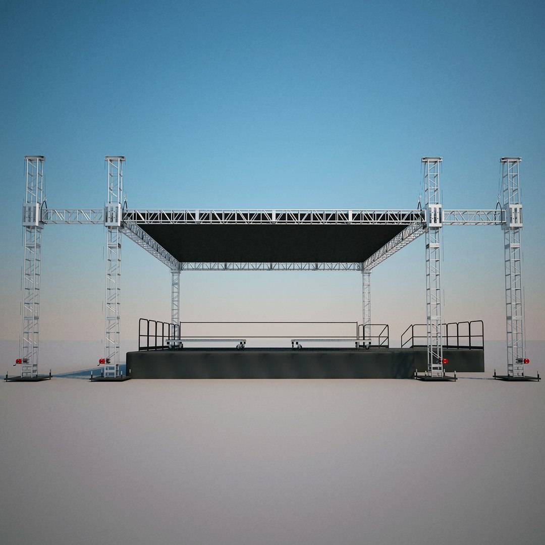 3ds max music stages