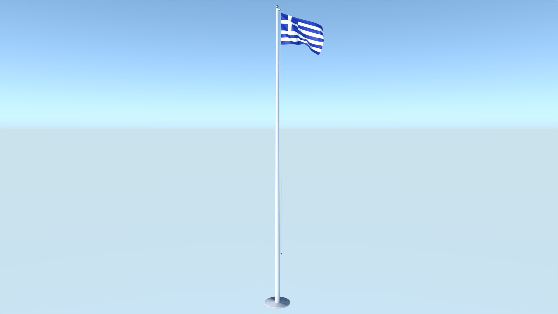 3D Animated Flag Of Greece Model - TurboSquid 1737539