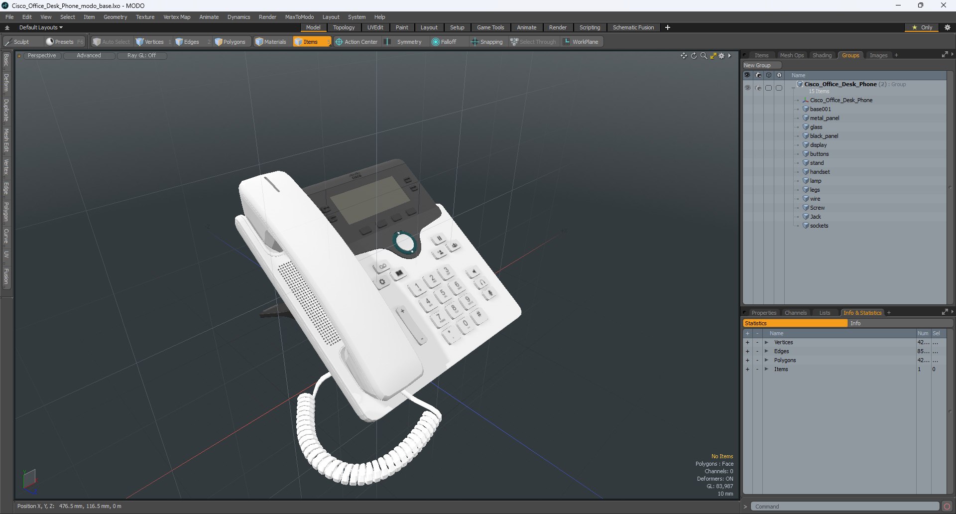 Cisco Office Desk Phone 3D Model - TurboSquid 2279306